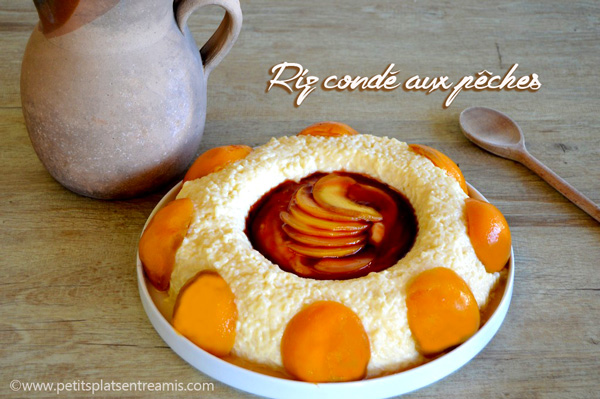 Riz condé aux pêches | Petits Plats Entre Amis