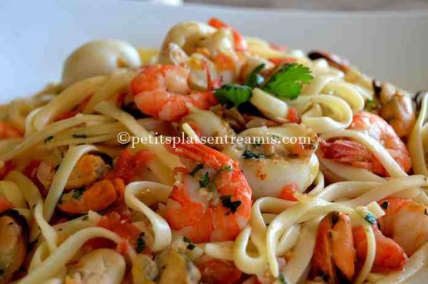 Pâtes aux fruits de mer | Petits Plats Entre Amis