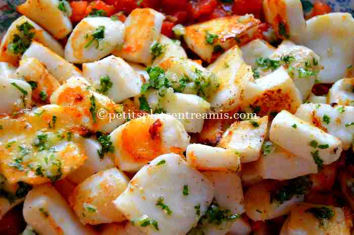 Blancs de seiche à la plancha | Petits Plats Entre Amis