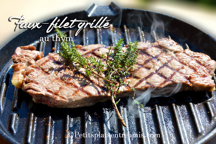 Recette de faux-filet grillé | Petits Plats Entre Amis