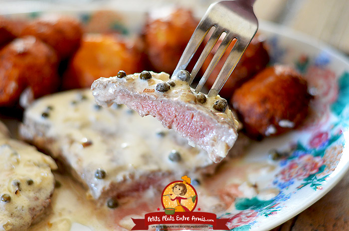 Rumsteak au poivre vert | Petits Plats Entre Amis