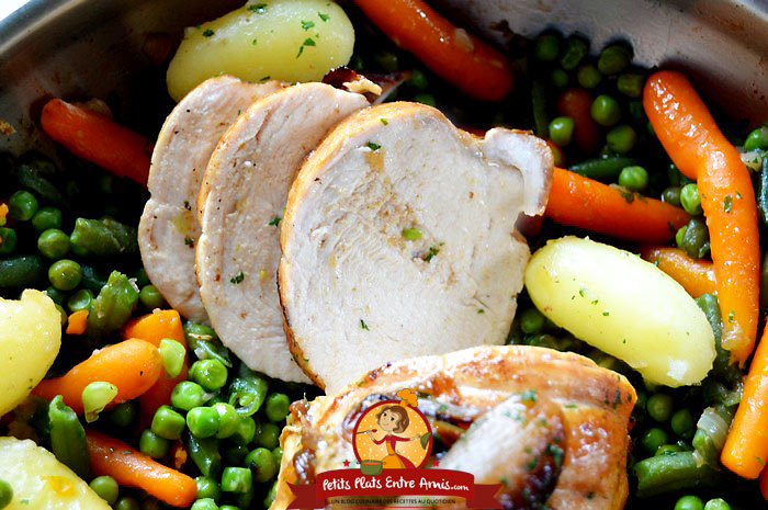 Rôti de filet de dinde printanier. | Petits Plats Entre Amis