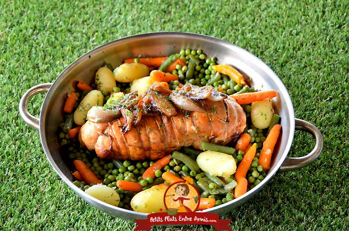 Rôti de filet de dinde printanier. | Petits Plats Entre Amis