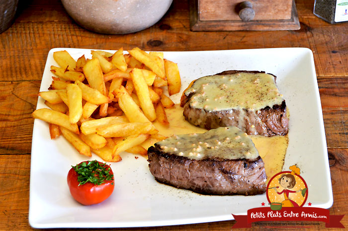 Pavé de rumsteak sauce moutarde | Petits Plats Entre Amis