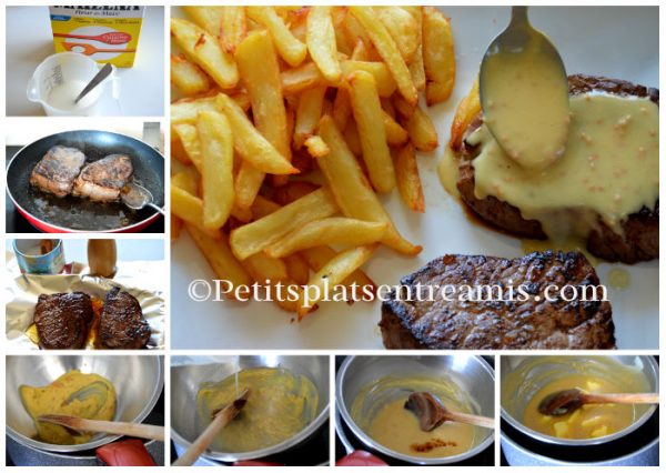 Pavé de rumsteak sauce moutarde | Petits Plats Entre Amis