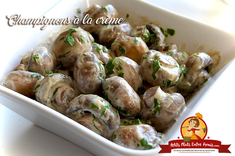 Champignons à la crème | Petits Plats Entre Amis