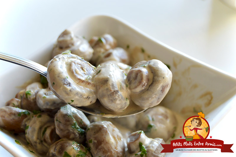 Champignons à la crème | Petits Plats Entre Amis