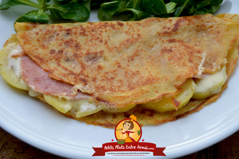 Crêpe façon raclette | Petits Plats Entre Amis
