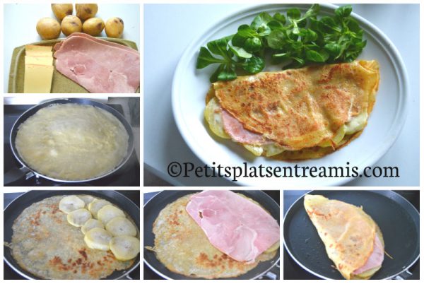 Crêpe façon raclette | Petits Plats Entre Amis