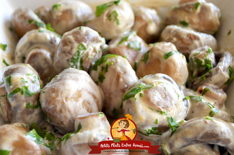 Champignons à la crème | Petits Plats Entre Amis