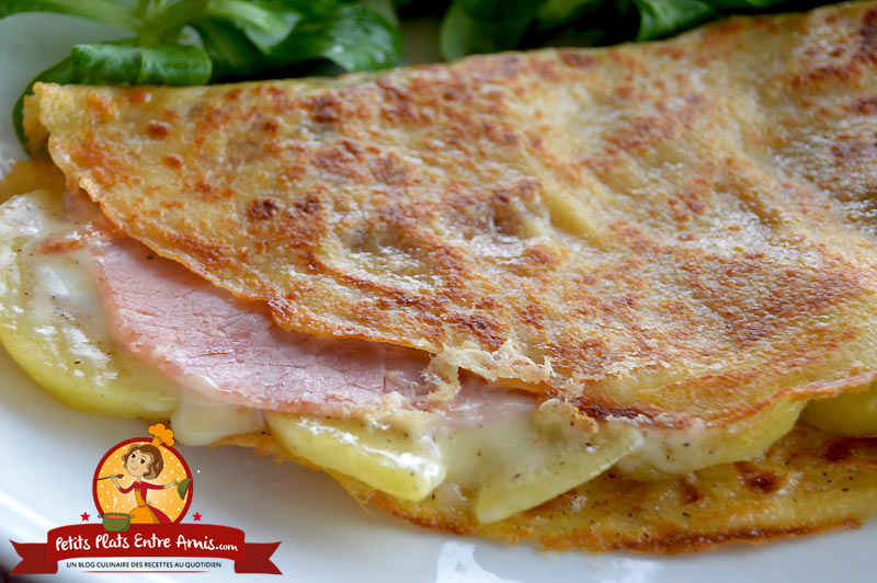 Crêpe façon raclette | Petits Plats Entre Amis