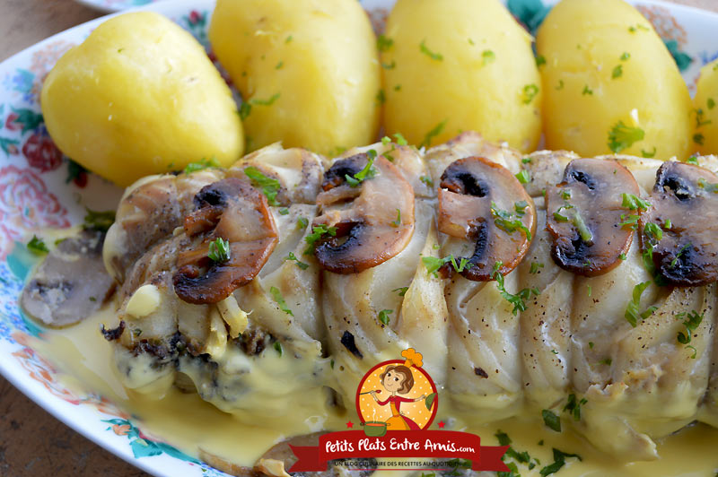 Rôti de lieu à la forestière | Petits Plats Entre Amis