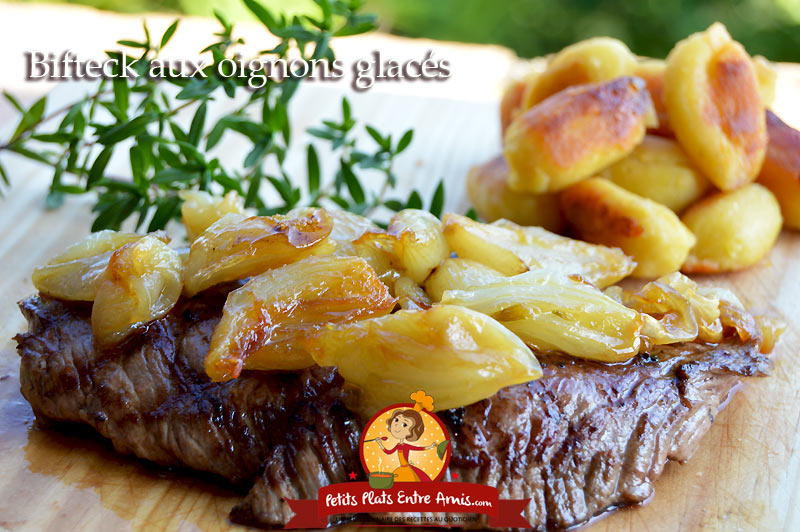 Bifteck aux oignons glacés | Petits Plats Entre Amis