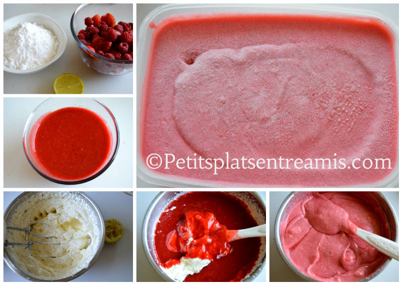 Glace aux fruits rouges sans sorbetière | Petits Plats Entre Amis