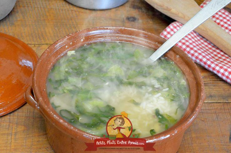 Soupe de riz et salade | Petits Plats Entre Amis