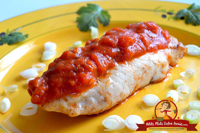 Filet de poisson blanc à la tomate | Petits Plats Entre Amis