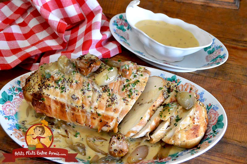 Rôti de dinde à la moutarde et au miel | Petits Plats Entre Amis