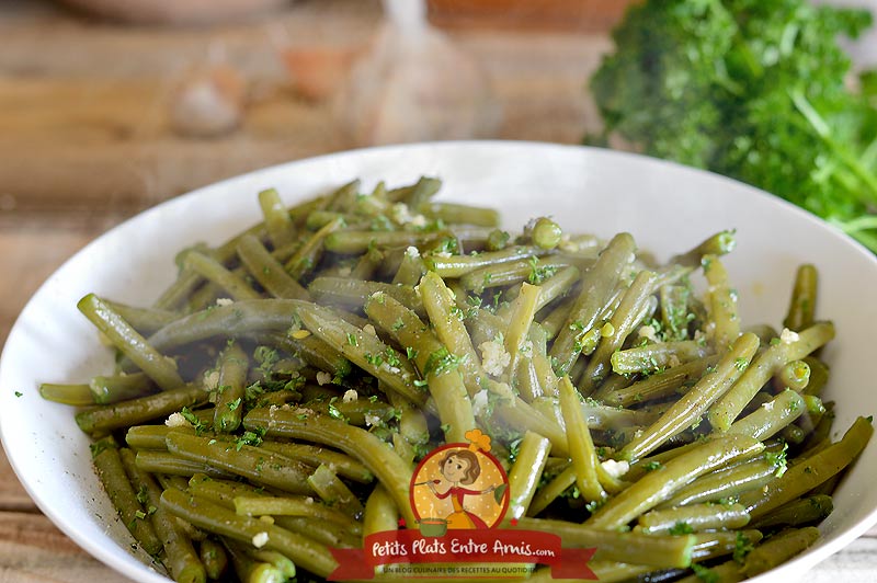 Haricots verts à l’ail et au persil | Petits Plats Entre Amis