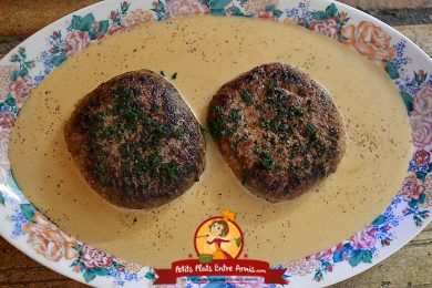 Steak haché sauce anglaise | Petits Plats Entre Amis