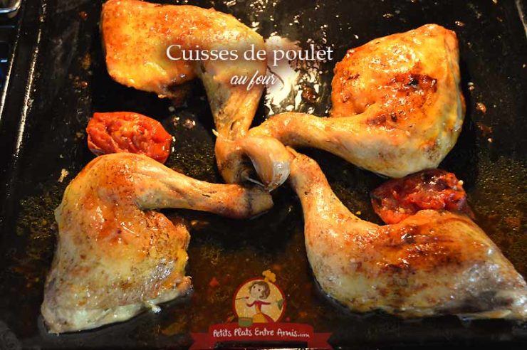 Recette facile des cuisses de poulet au four | Petits Plats Entre Amis